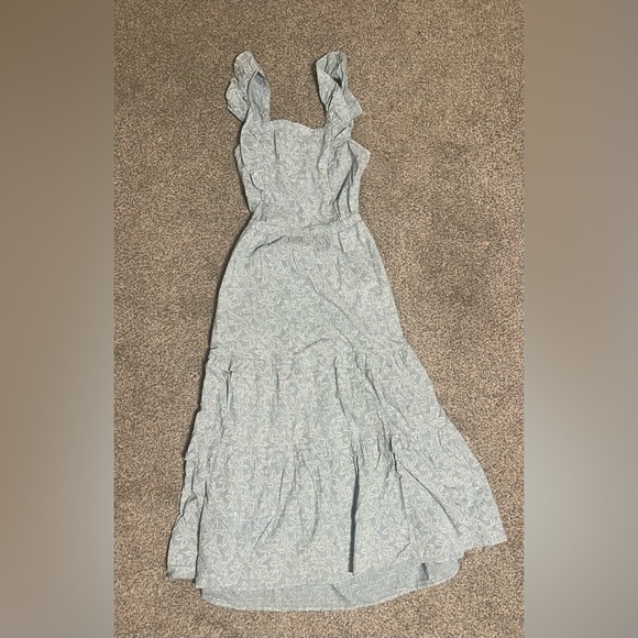 Universal Thread | Dresses | Universal Thread Green Ruffled Tiered Maxi Dress | Poshmark